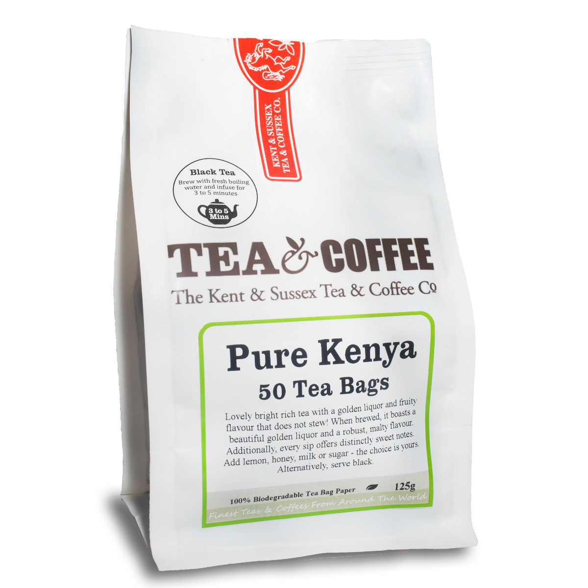 Kenya Tea Bags | Kent Tea & Coffee Co
