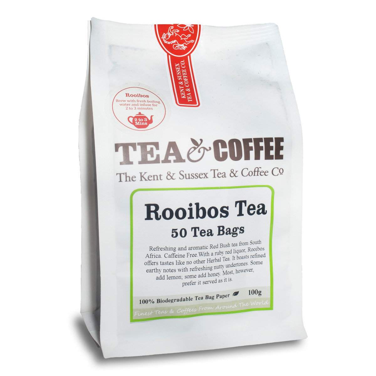 Rooibos Tea Bags | Kent Tea & Coffee Co
