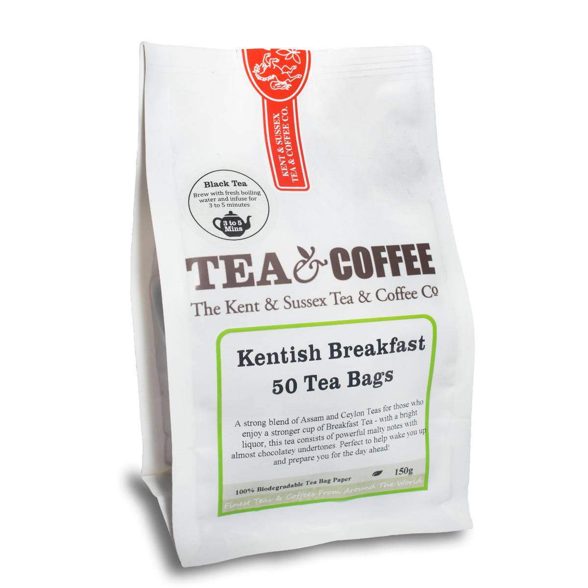Kentish Breakfast Tea Bags | Kent Tea & Coffee Co